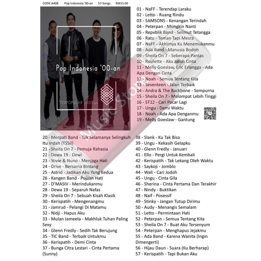 Pendrive Usb Mp3 Lagu Song Pop Indonesia '00-an a408 D2 | Shopee Malaysia