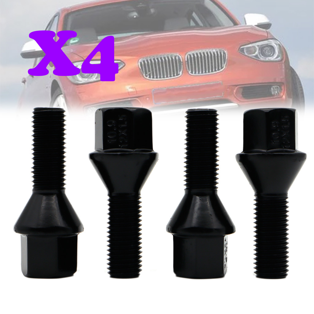 BMW 1/2/3/5/6/7/8 Series 4PCS Car Alloy Wheel Bolts Nuts Lugs Screw M12 ...