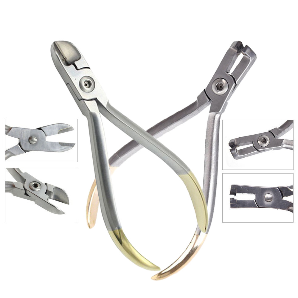 Dental Thin Wire Cutter Pliers Distal End Cutter Pliers Stainless Steel ...
