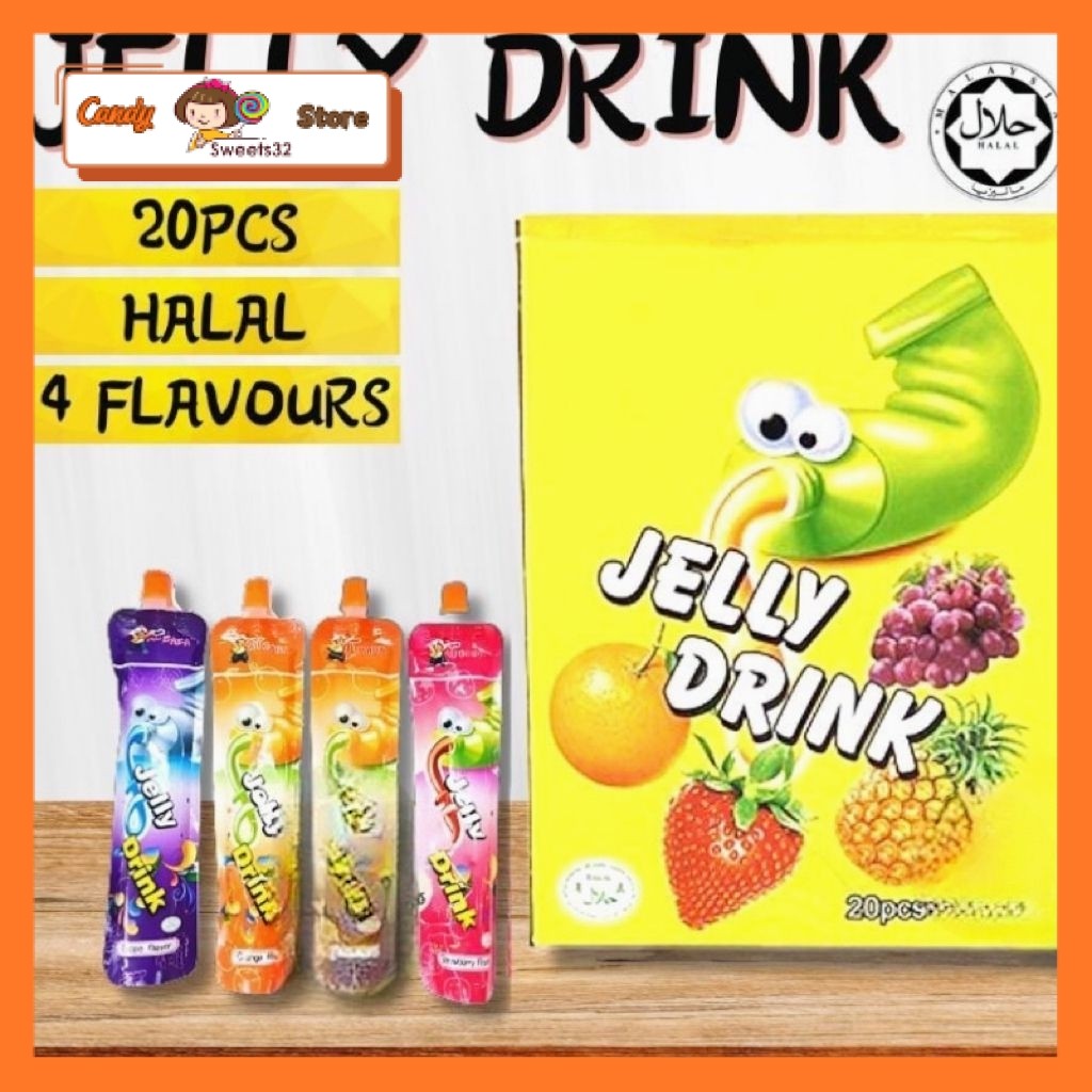 (ALIBABA) Jelly Drink 20pcsX90ml Mix Fruit Flavour HALAL | Shopee Malaysia