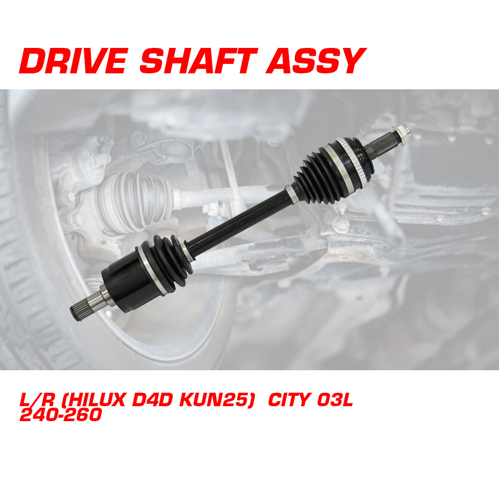 GSP BRAND TOYOTA HILUX VIGO KUN25 KUN26 FORTUNER DRIVE SHAFT LEFT RIGHT ...