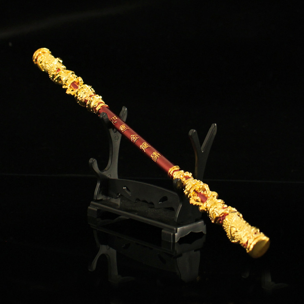 1PC 22CM Ruyi Jingu Stick Model Red Gold Copper Color Sticks Black Myth ...