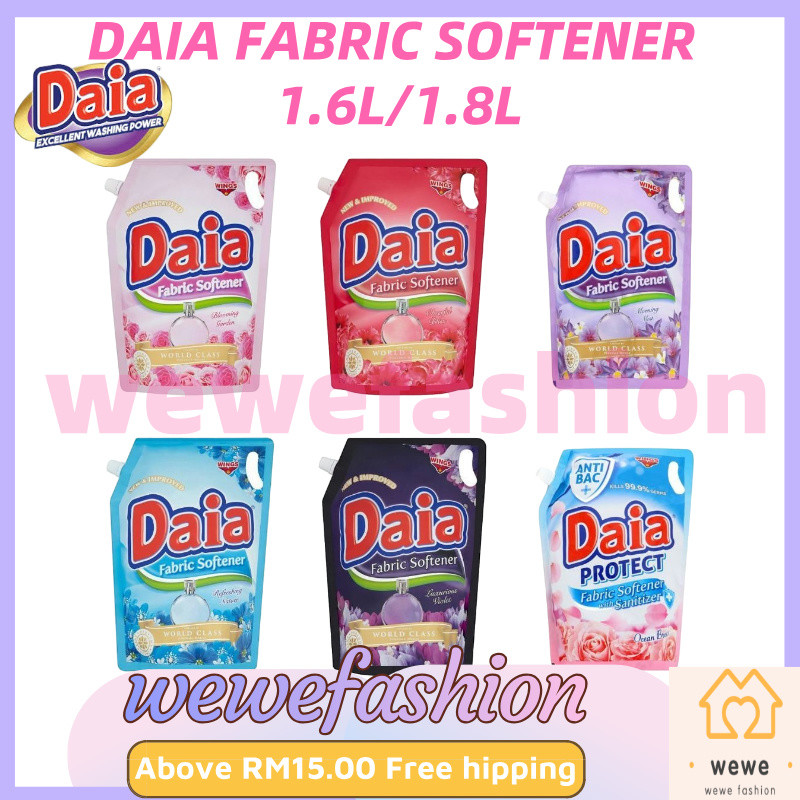 Daia® Fabric Softener 1.6L / 1.8L / 1.4L | Shopee Malaysia
