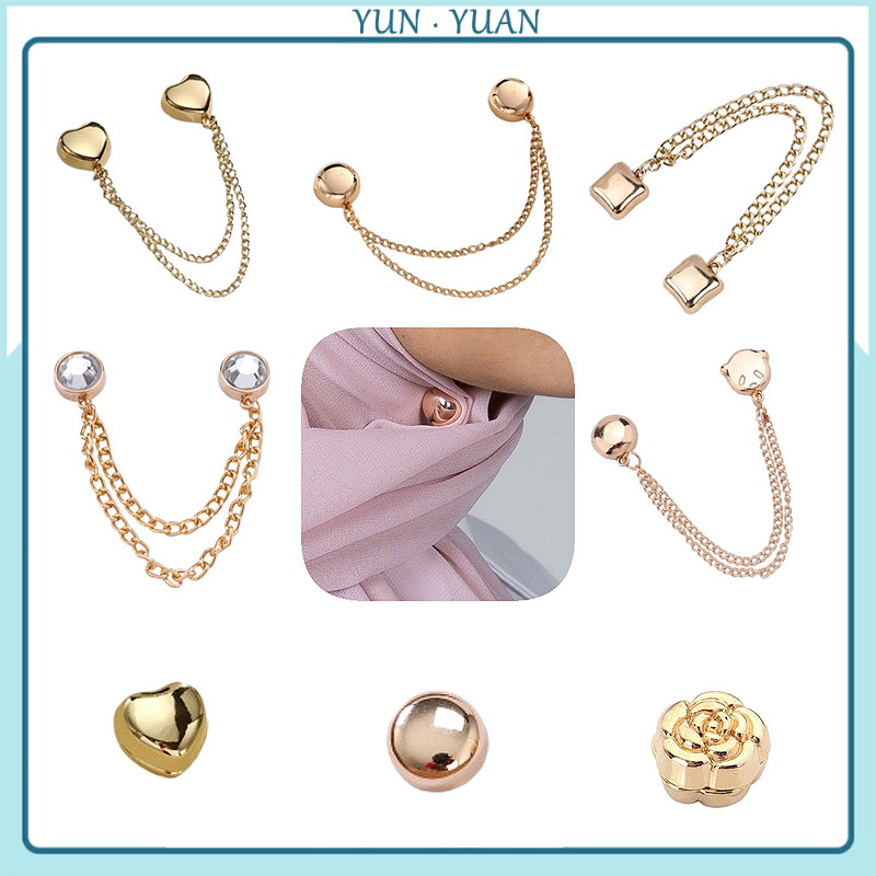 Full Range of Gold Magnetic Buckles Muslim Accessories Tightening Cuff ...