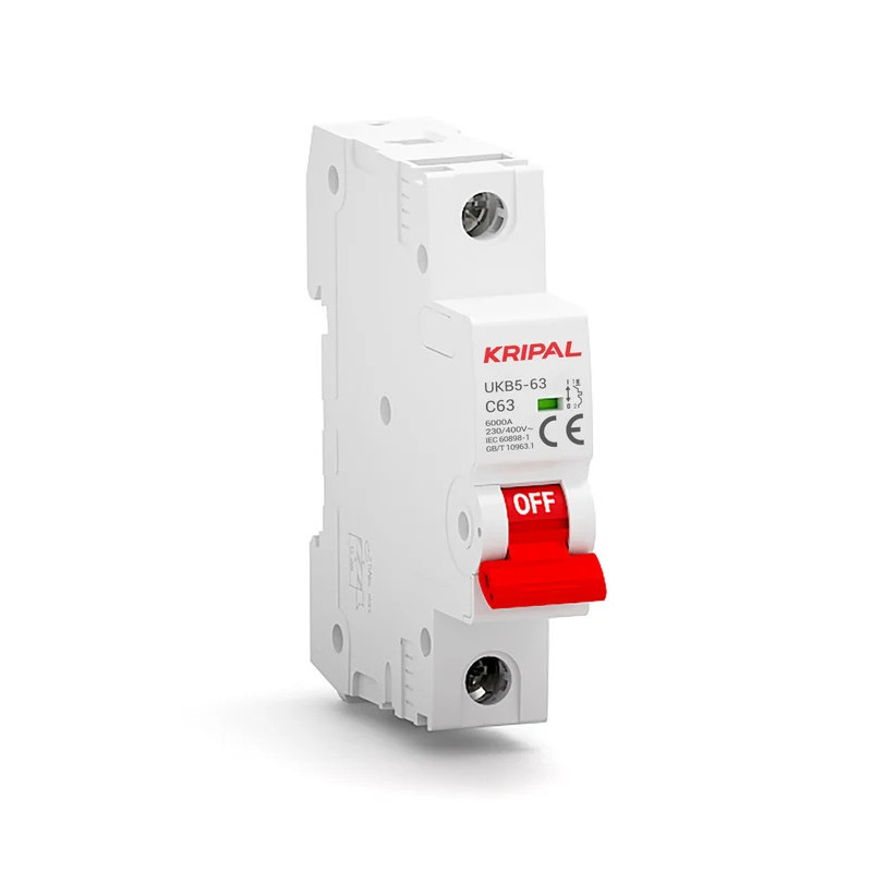 High capabillty MCB Curve C Miniature Circuit Breakers 1P 6a 32a 40A 63A mcb circuit breaker ...