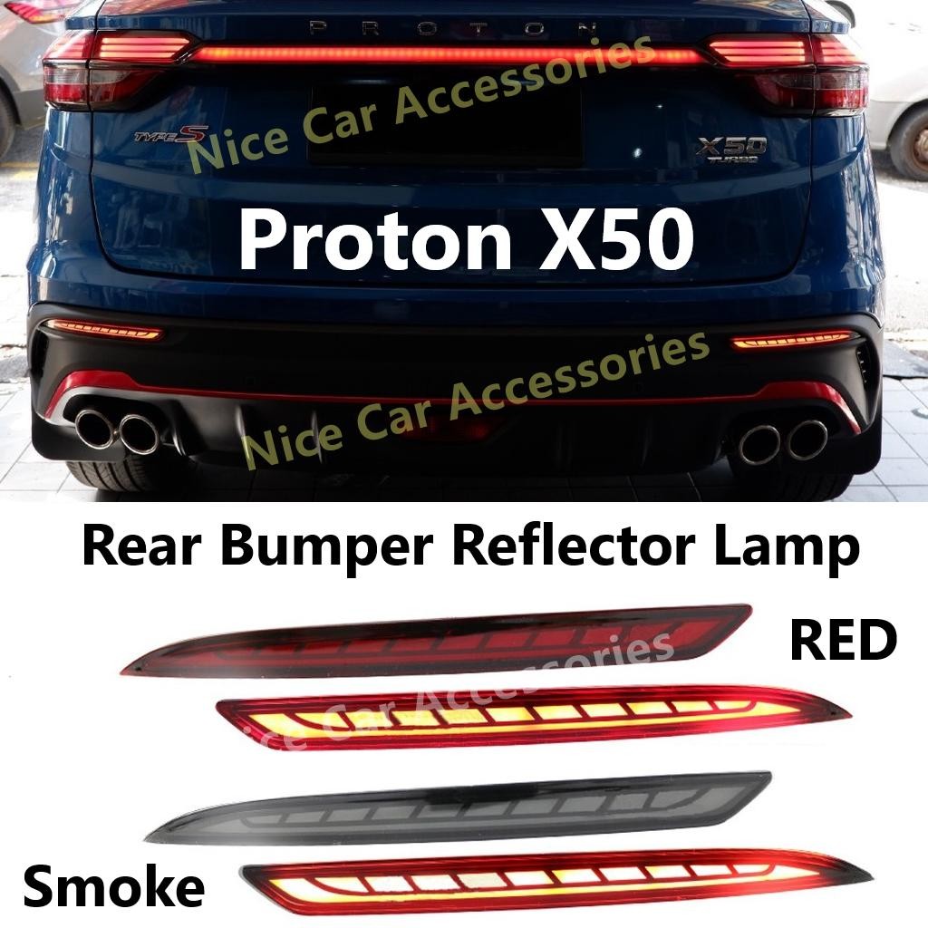 Proton X50 Reflector Rear Bumper Reflector LED DRL Fog Lamp Fog Light ...