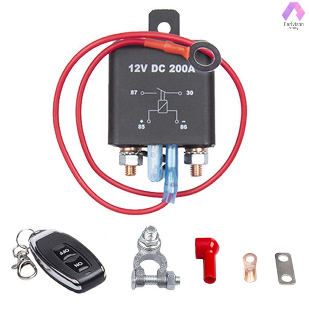 12V DC 200A Remote Battery Disconnect Switch,Prevent Battery Drain ...