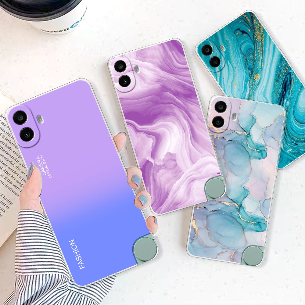 For Nothing CMF Phone 1 Case Clear Shockproof Cover Fashion Printing ...