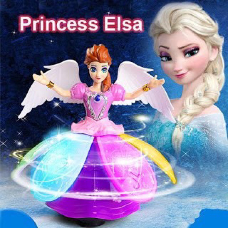FREE BATTERY princess Elsa Frozen Snow Dance toys let it go dancing ...