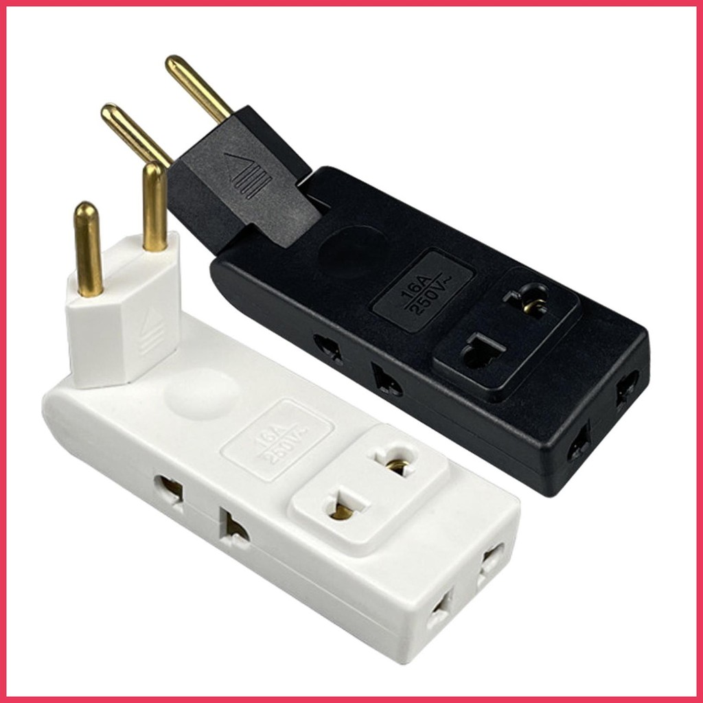 European Plug Adapter 4 in 1 Portable Wall Outlet Travel Charger ...