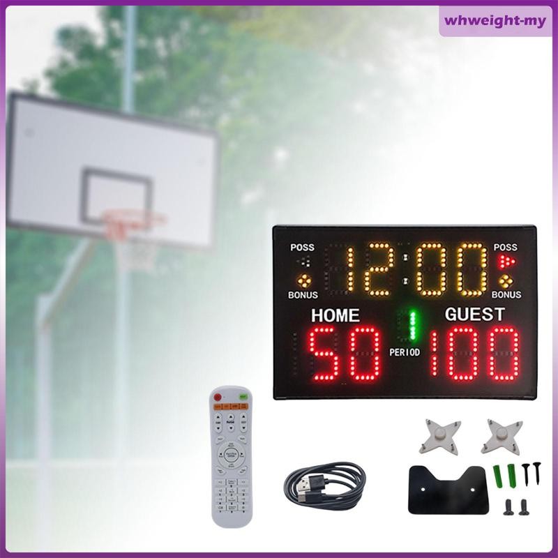 [WhweightMY] Digital Scoreboard Wall Hanging Portable with Score Keeper ...
