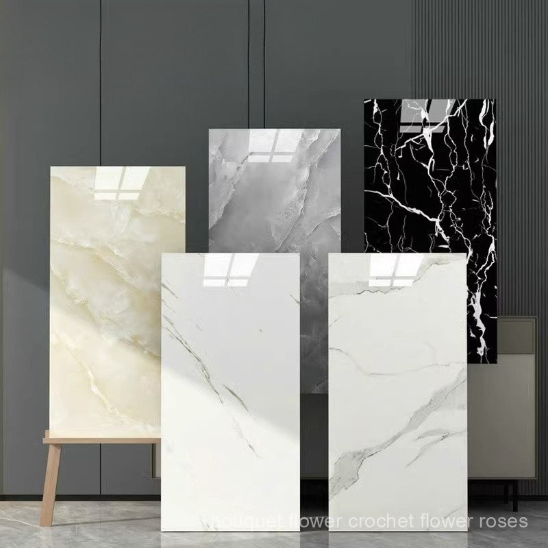 30x60cm Marble Wall Tile Paper Kitchen Wall Sticker Wall Paper Bathroom ...