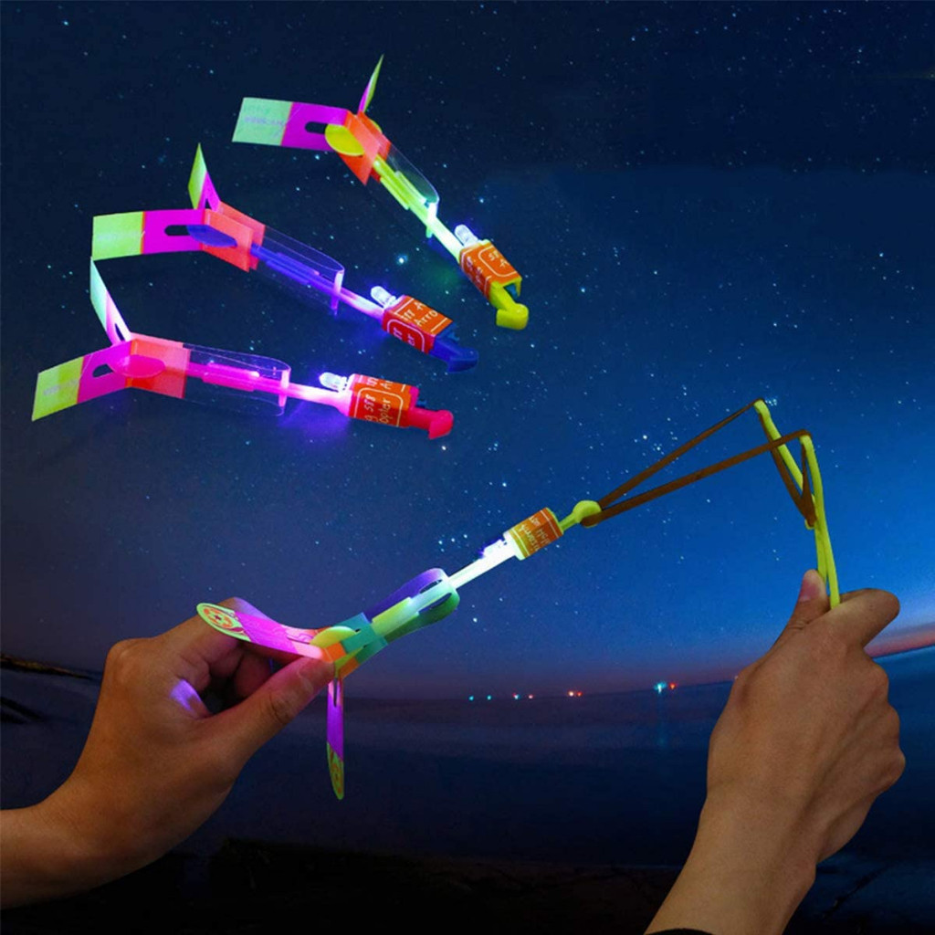 LED Helicopter -Flying Arrow Flying rocket classic toys helicopters ...