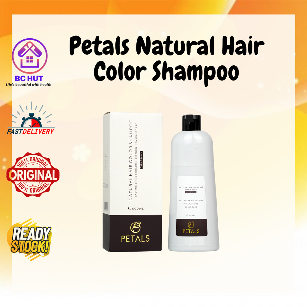 [BC_HUT] PETALS SYAMPOO INAI TUTUP UBAN RAMBUT HALAL HAIR COLOR SHAMPOO ...