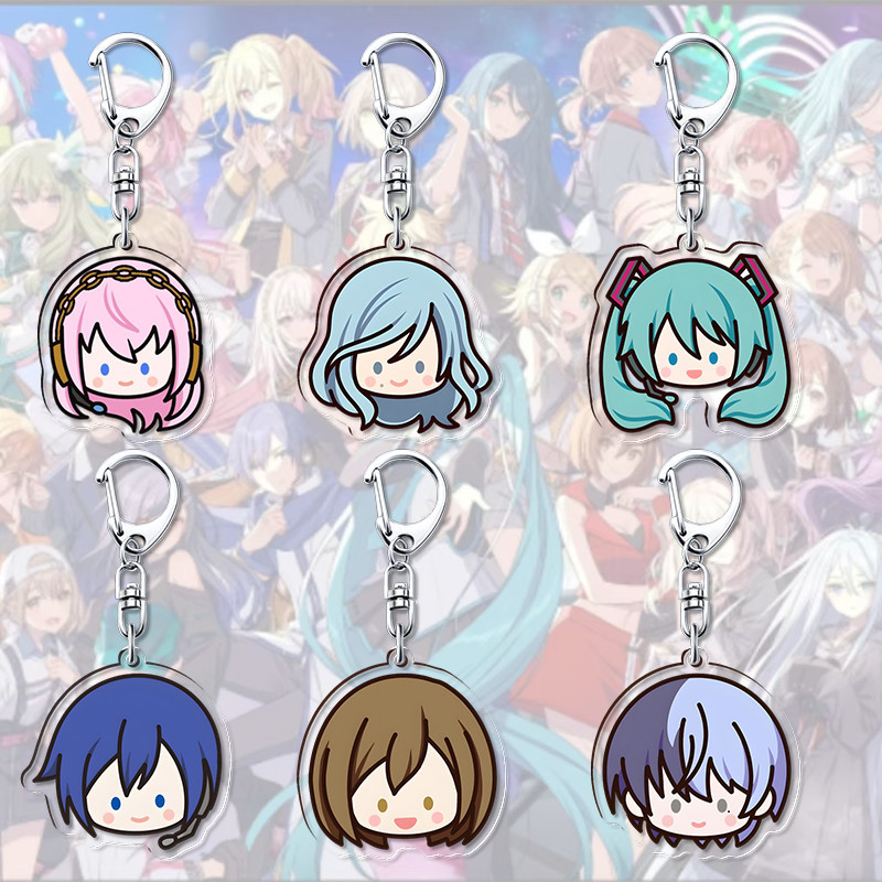 Sekai Project Anime Keychain Women KAITO Yoizaki Kanade Asahina Mafuyu ...