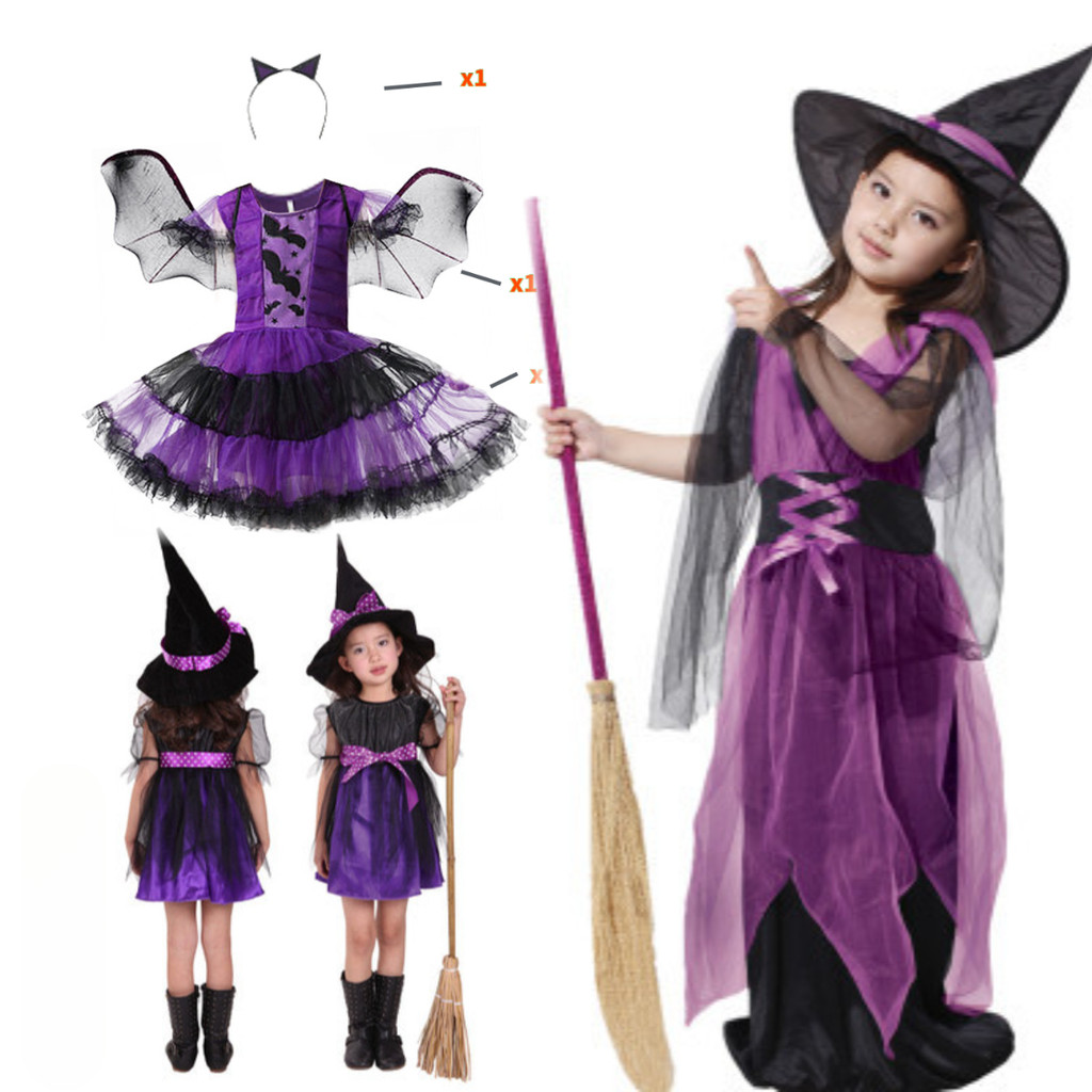 Same day shipment 】 Halloween costumes/children's cosplay/witch role ...