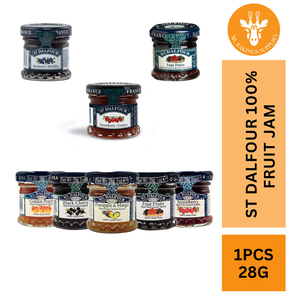 [READY STOCK] ST Dalfour Fruit Spread Mini Jar 28gm- 100% Imported from ...