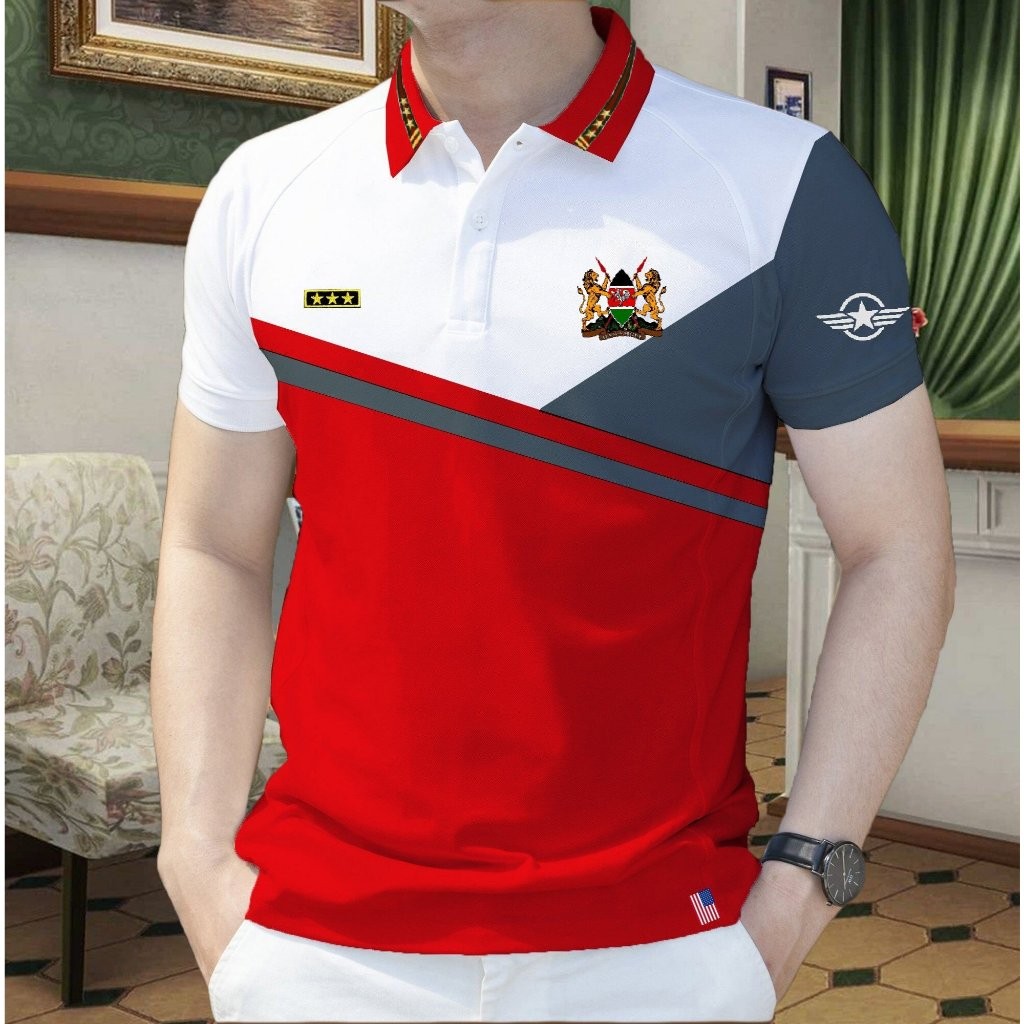 Men's polo shirt, suitable for young and elegant office style men's ...