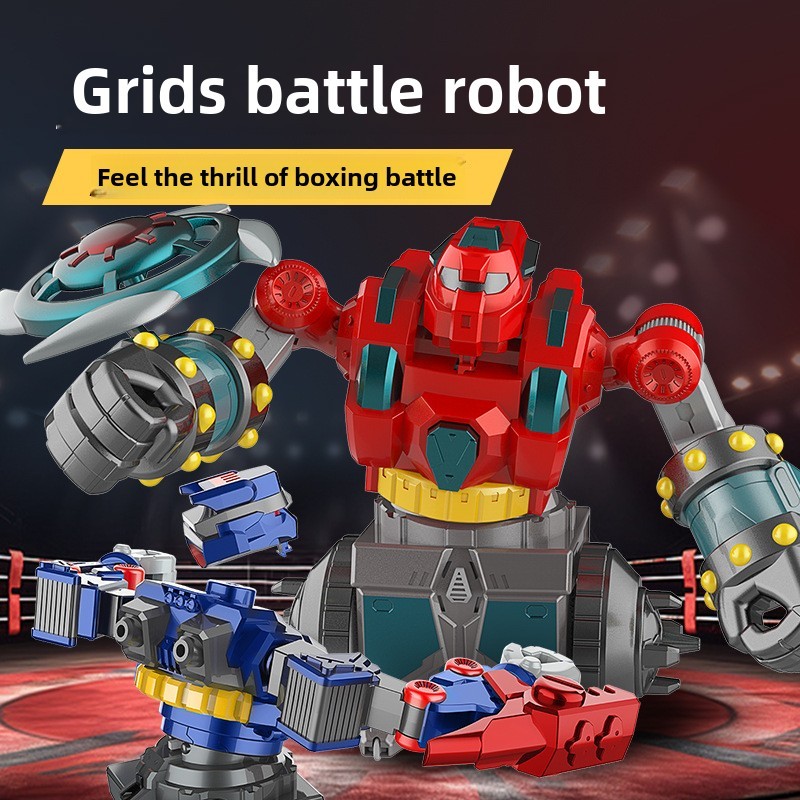 Remote Control Multiplayer Battle Robot Interactive Boxing Double ...