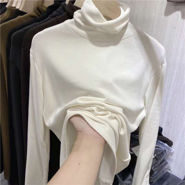 inner baju baju kemeja perempuan Baju dalam leher tinggi baldu boleh ...