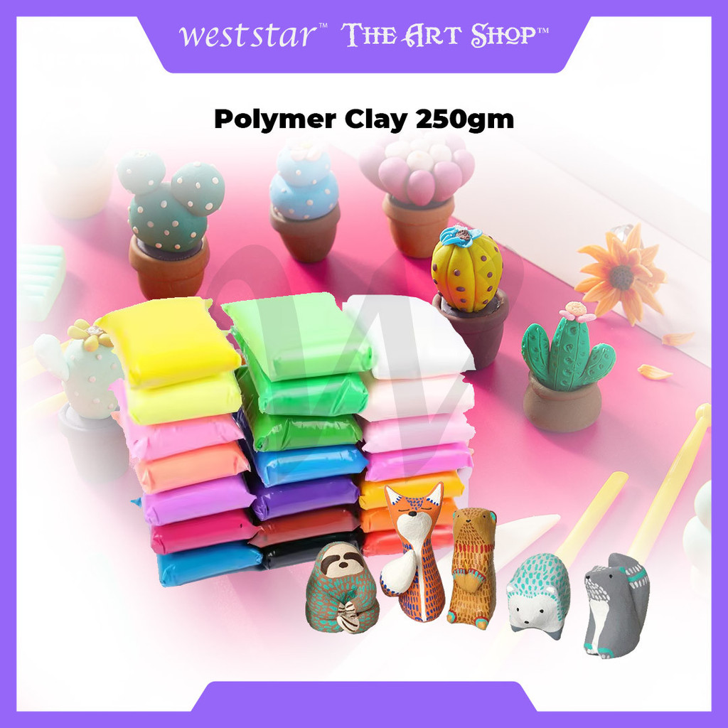 [WESTSTAR] Polymer Clay 250g | Shopee Malaysia