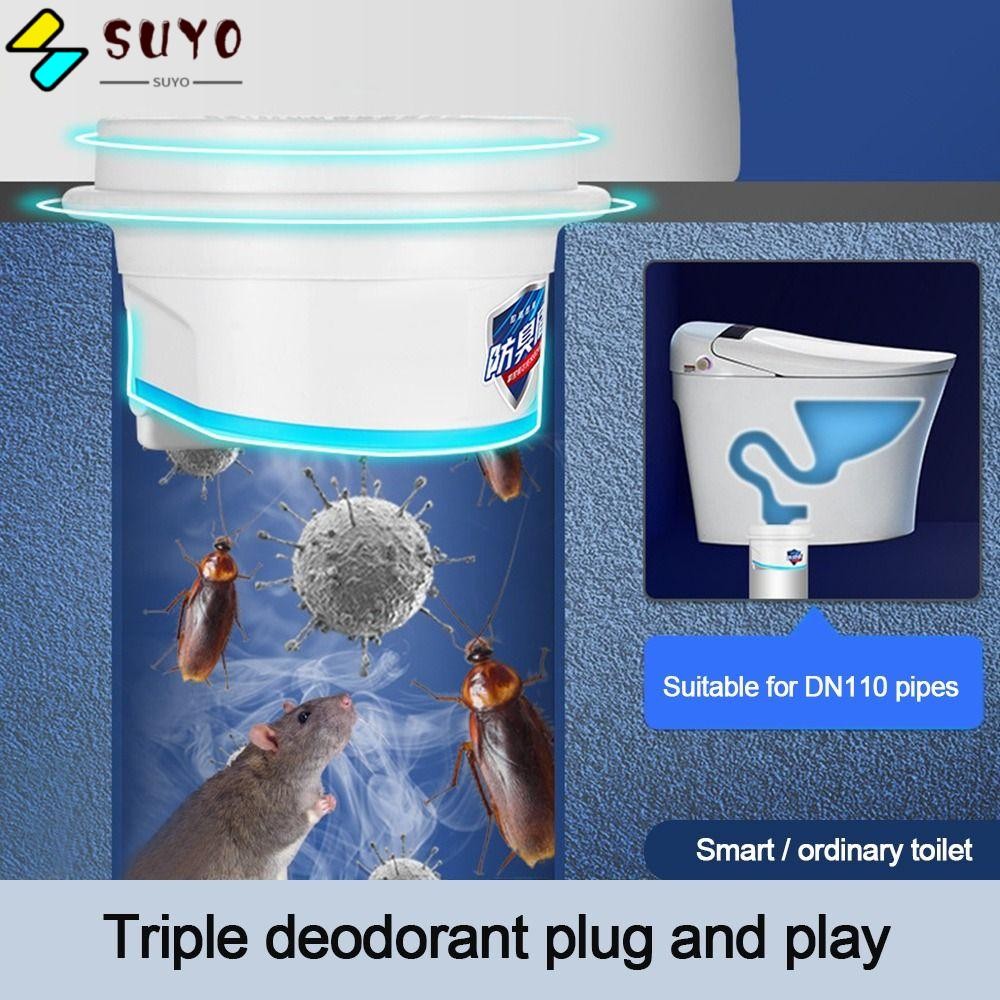 SUYO Closestool Sealing Bowl Useful Caulk Floor Outlet Drain Pipe ...