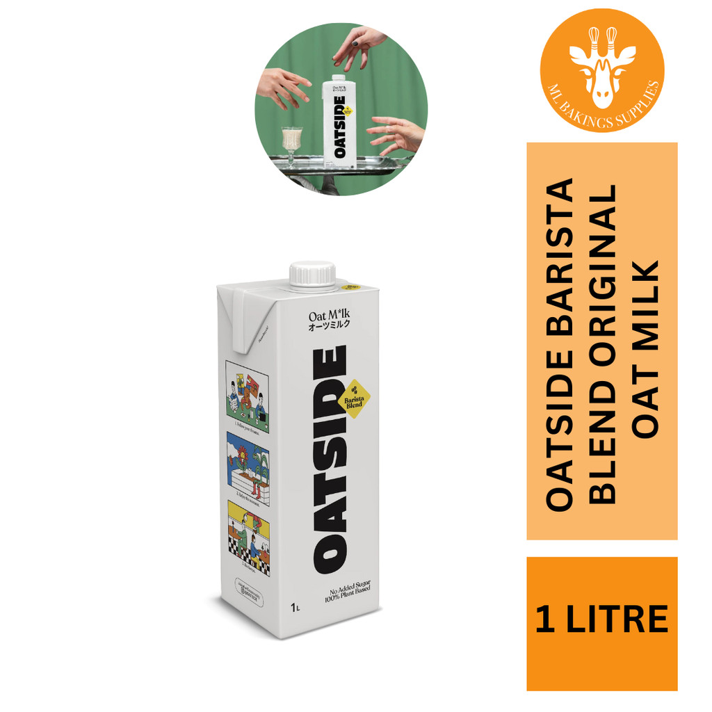 [READY STOCK] OATSIDE Barista Blend Original Oat Milk 1L - Dairy Free ...