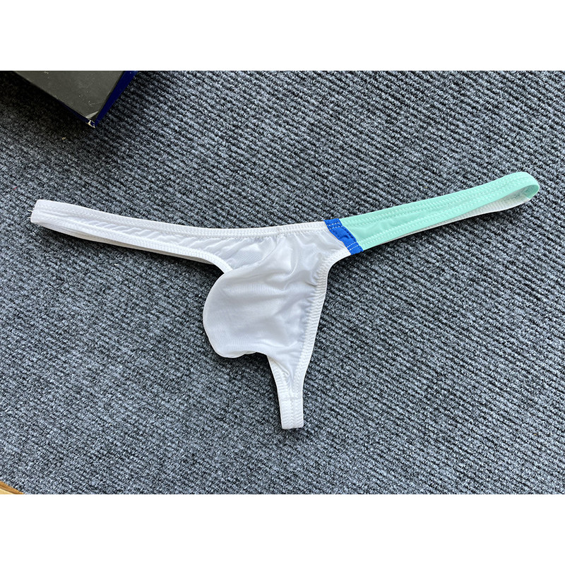 Men Sexy Underwear Under Moon Translucency U Convex Ice Silk Elastic 7639