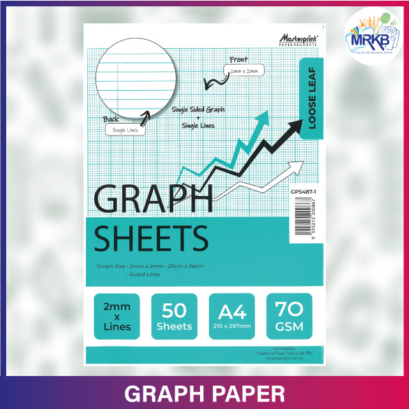 GRAPH SHEETS A4 70GSM 50'S | Shopee Malaysia