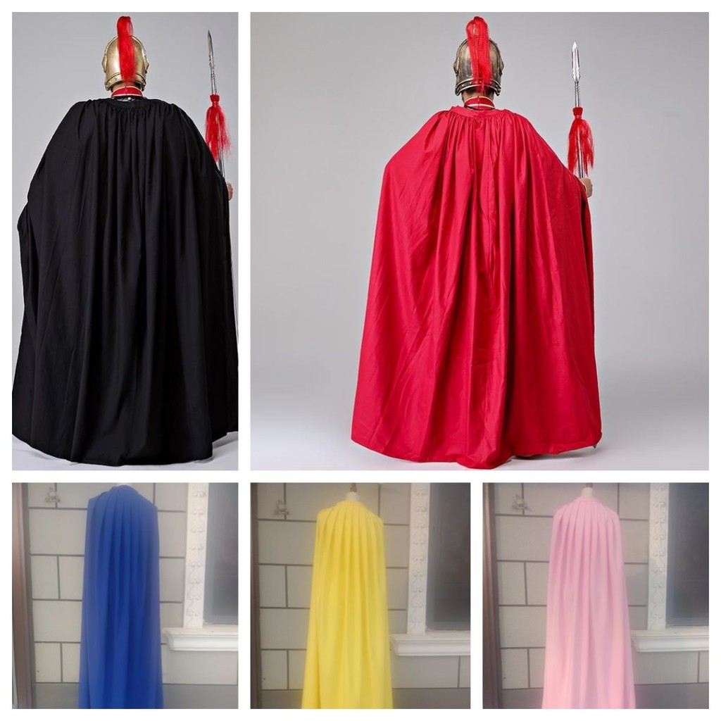 Ancient Costume Ancient General Cloak Rogue Prince King Hanfu Black Red ...