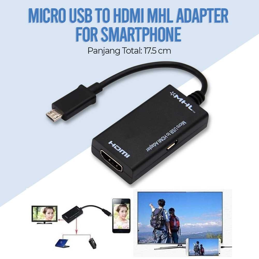 Robotsky Micro USB to HDMI MHL Adapter for Smartphone - S2 | Shopee Malaysia