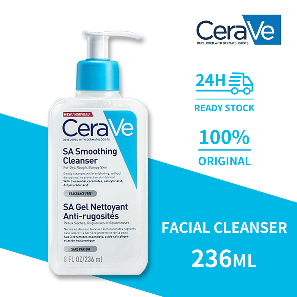(100% Original) CeraVe Cleanser SA Smoothing Cleanser Salicylic Acid ...