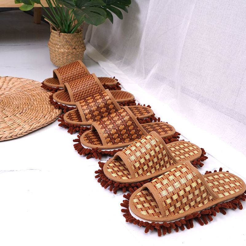 Lazy Mopping Floor Slippers Mute Wooden Floor Cleaning Kitchen Rag Mop ...