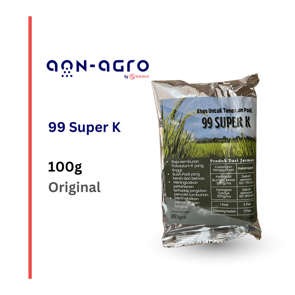 99 Super K (100g) Baja padi berat buah Vitamin Pokok Untuk Buah Padi ...