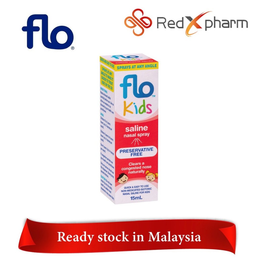 Flo Kids Saline Nasal Spray 15ml | Shopee Malaysia