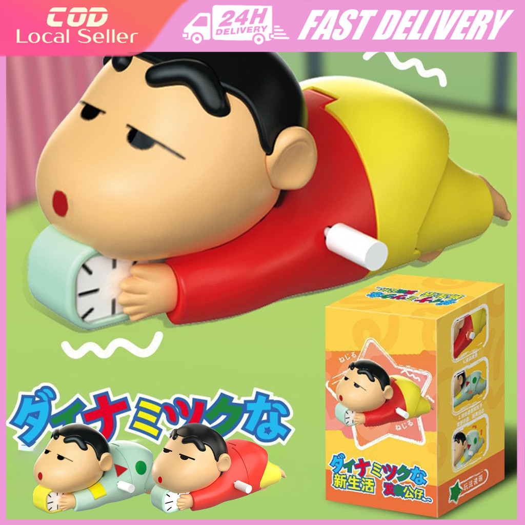 Crayon Shin chan Crawling Toy Anime Cute Clockwork Toy Desktop ...