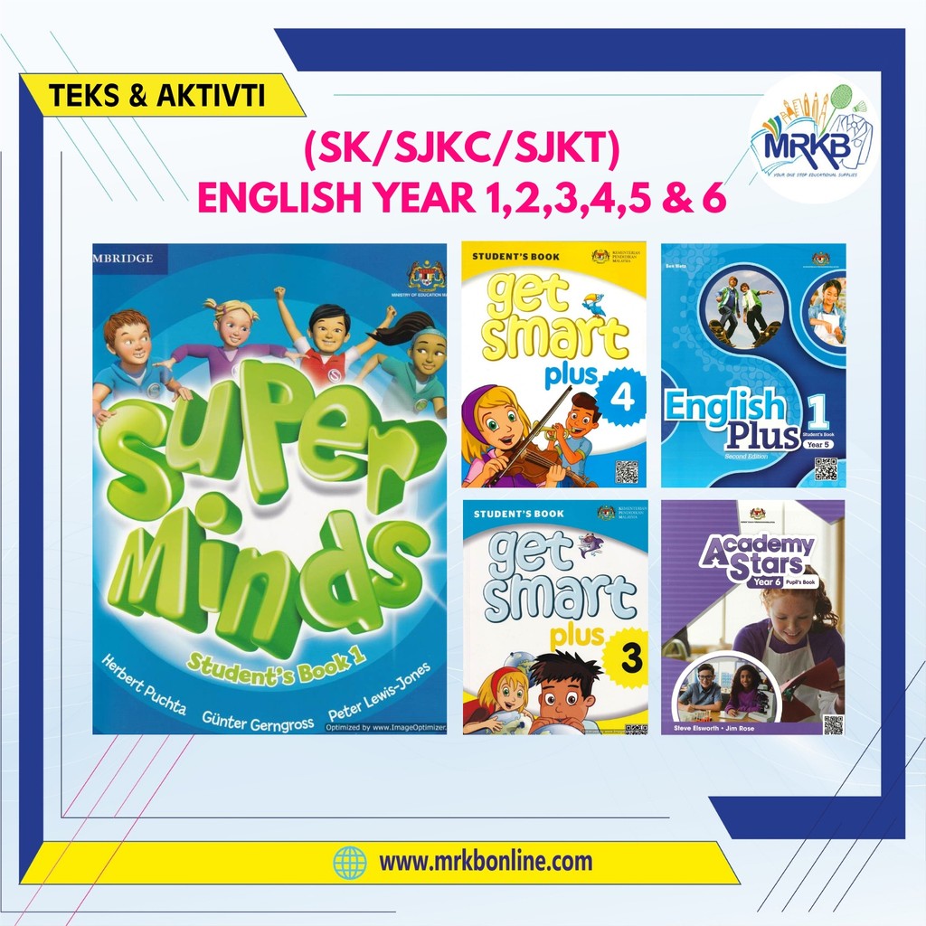 TEKS BOOK & WORKBOOK (SK/SJKT/SJKC ENGLISH YEAR 1,2,3,4,5&6 | Shopee ...