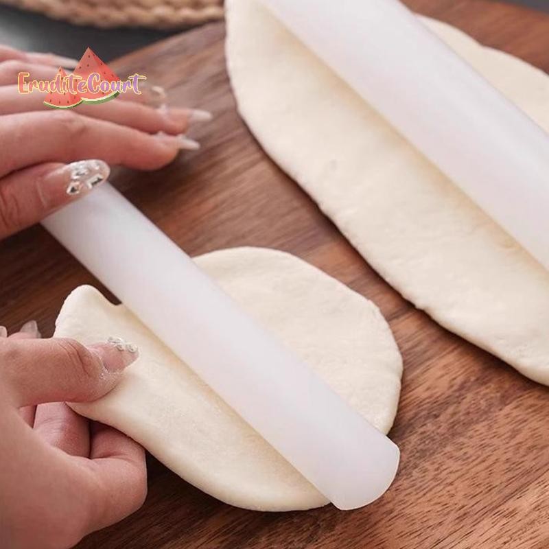 [ECM] White PP Rolling Pin Household Food Grade Dumpling Pizza Pastry ...