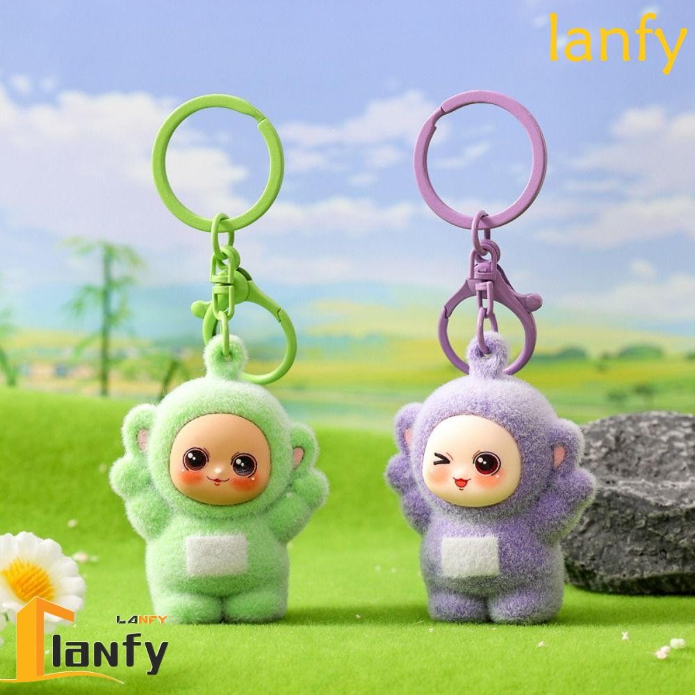 LANFY Teletubbies Keychains, Cartoon Trendy Teletubbies Pendants ...