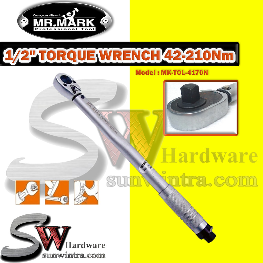 MR. MARK 1/2" Torque Wrench (Model: MK-TOL-4170N) | Shopee Malaysia