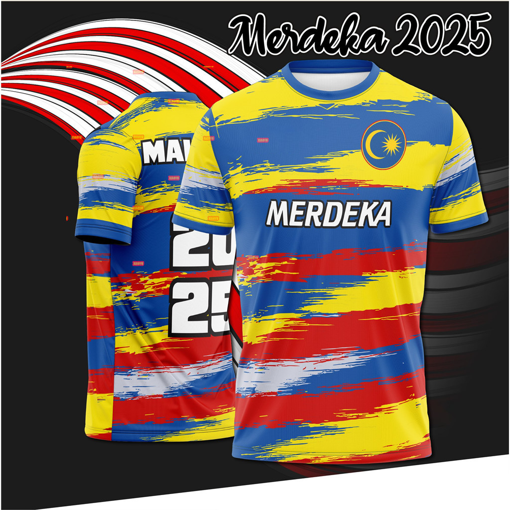 Malaysia Merdeka 68 2025 Special Design of Merdeka Clothing Slave ...