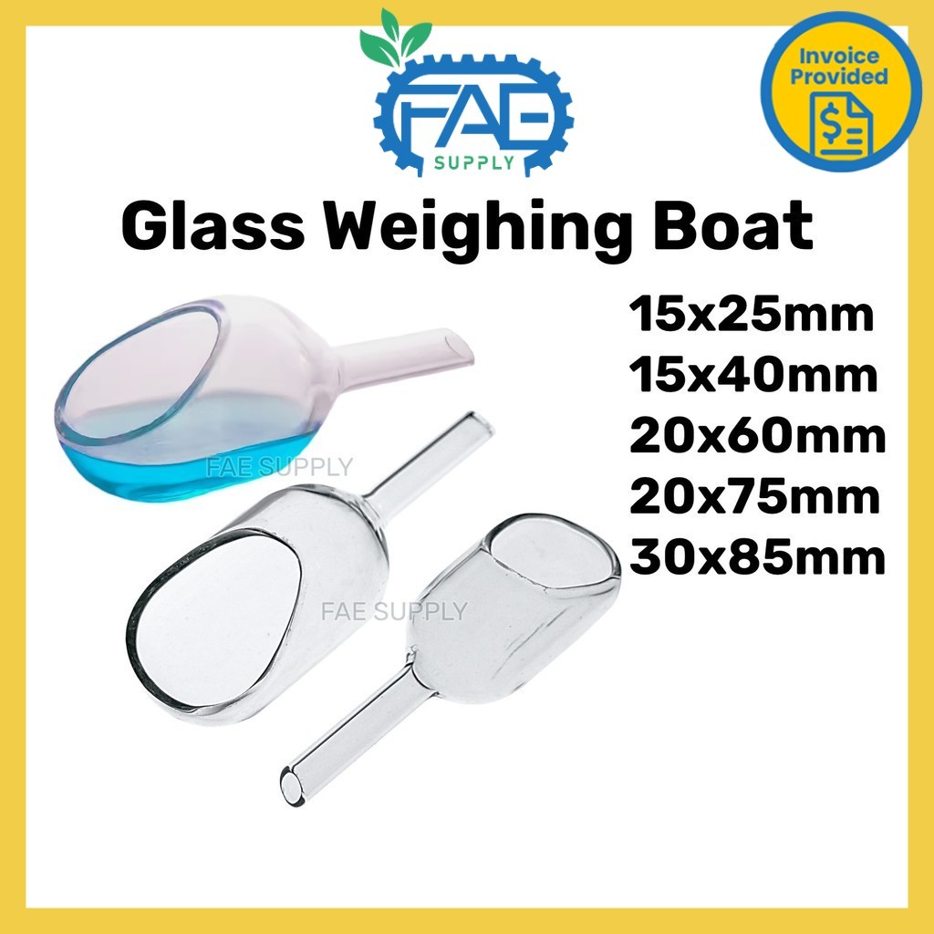 Glass weighing boat weighing funnel 15x25mm 15x40mm 20x60mm 20x75mm ...