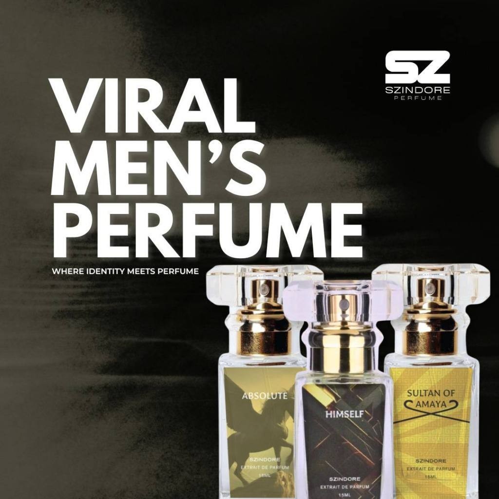 SZINDORE Viral Men's Perfume For Men (15ml) | Shopee Malaysia