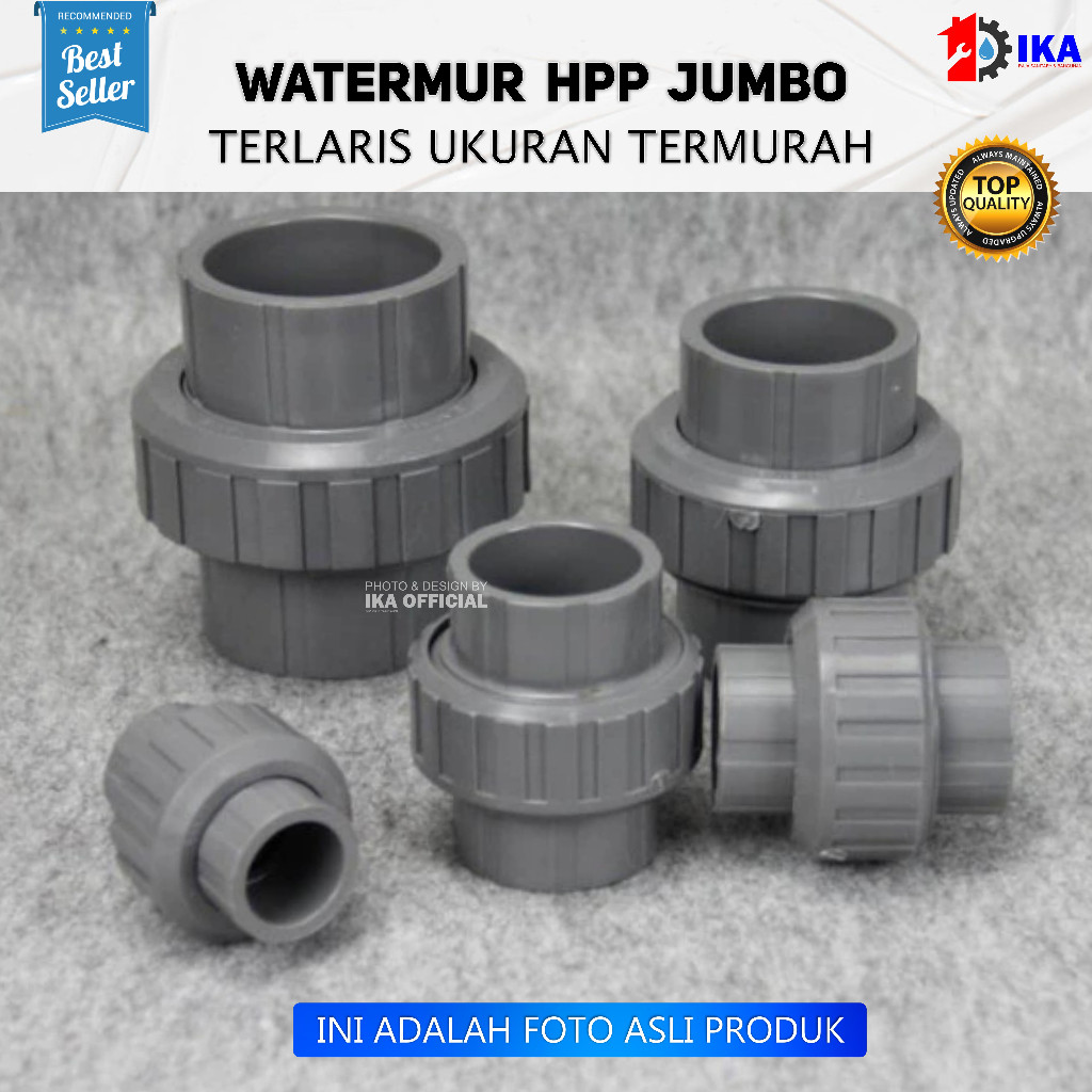 SAB WATERMUR WATERMOOR PLAIN & OUTER DRAT PVC 1 - 1/2 - 3/4 INCH WATER ...