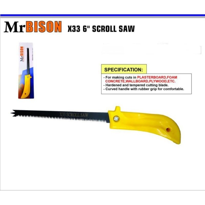 MrBISON 2 IN 1 Wall Board Saw Ceiling Saw UtilitySaw / Ceiling Cutter ...