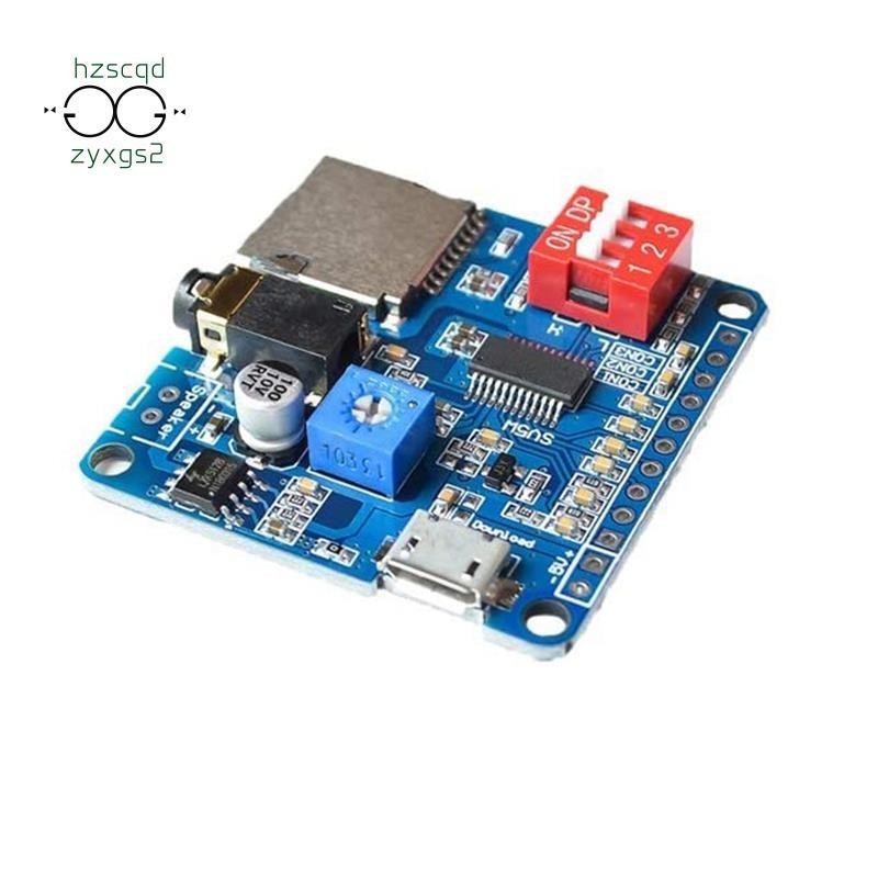 Voice Playback Module Board MP3 Music Player 5W MP3 Playback Serial ...