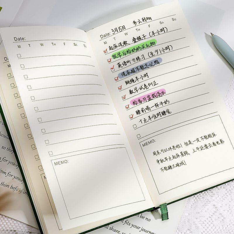 [Self-discipline Clock-in Notebook] Development Table Time Management ...