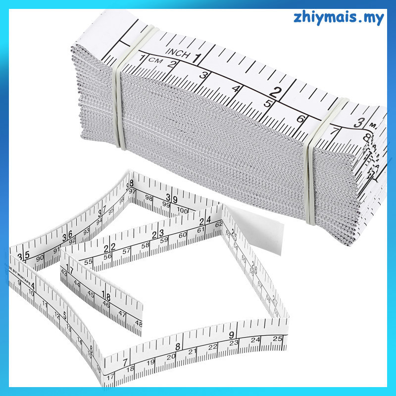 Graduation Paper Ruler Wound Measuring Tape Measure Metric And Inches ...