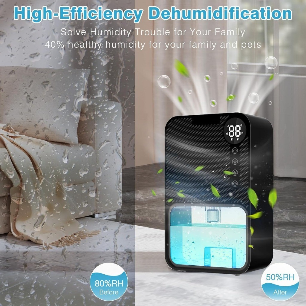 1250ML mini Air Dryer Dehumidifier Moisture Absorbers Household Air ...