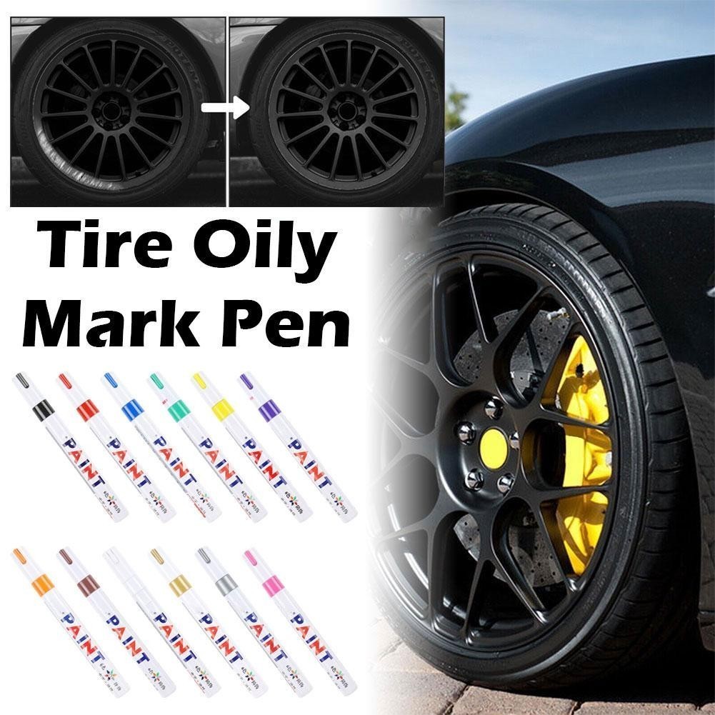 Colorful Permanent Paint Marker Waterproof Marker Tire Tread Rubber ...